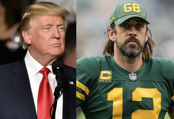 Aaron Rodgers Wears Trump-Inspired "Great Again" Shirt And Leftists ...