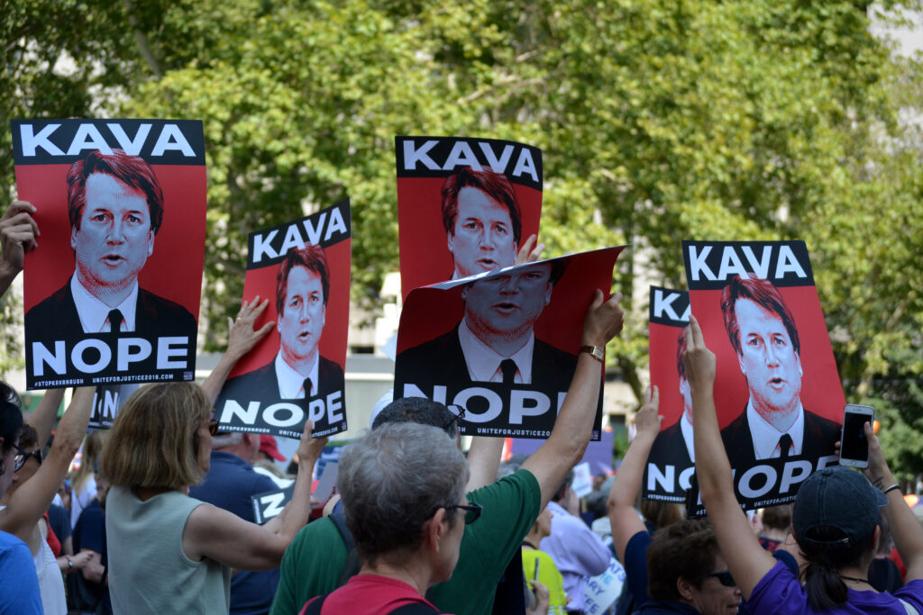 Radical Far-Left Protestors Gather Outside SCOTUS Justice Kavanaugh's ...