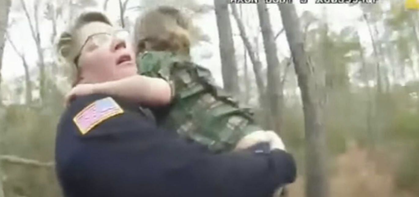 WATCH: Incredible Video Shows The Moment Cops Rescued 4-Year-Old Boy ...