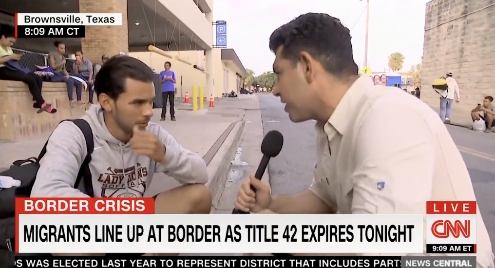 WATCH: Migrant Admits He Entered US Because Of End Of Title 42, CNN ...