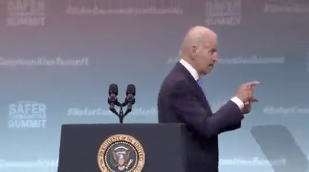 WATCH: Biden Ends Gun Control Speech With "God Save The Queen, Man ...