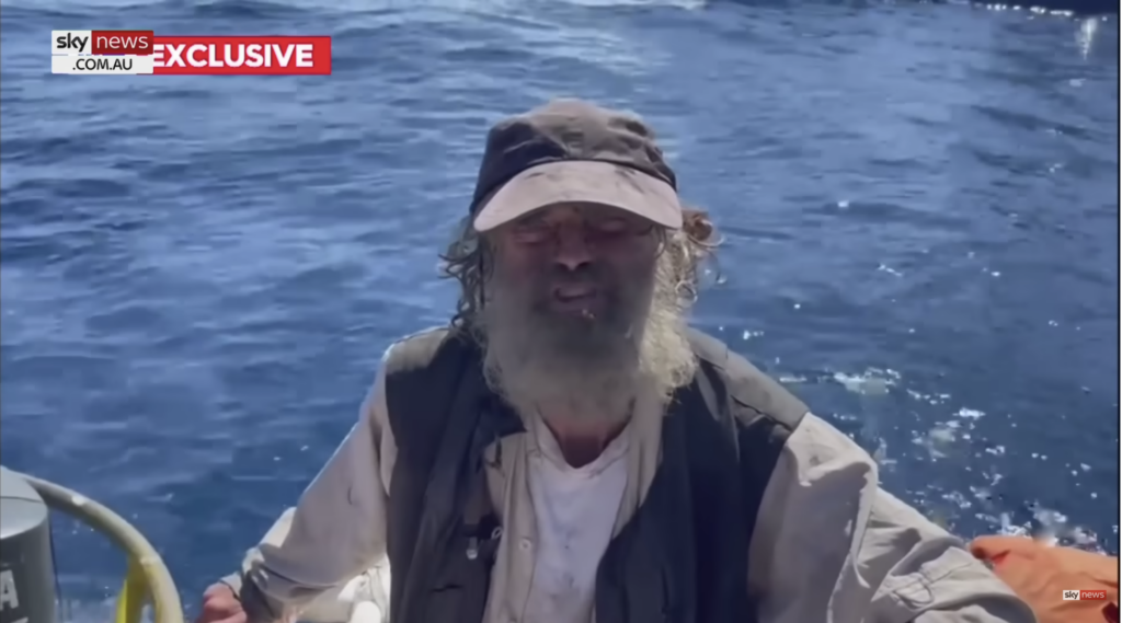 WATCH: Fisherman Rescued After Being Stranded With Dog At Sea For ...