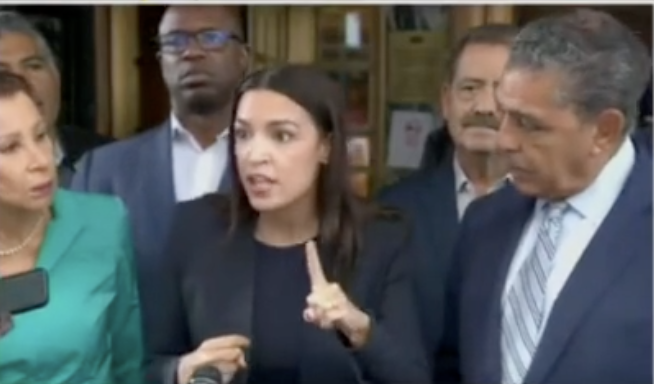 WATCH: AOC Gets Brutally Booed During NYC Press Event, "Close The ...