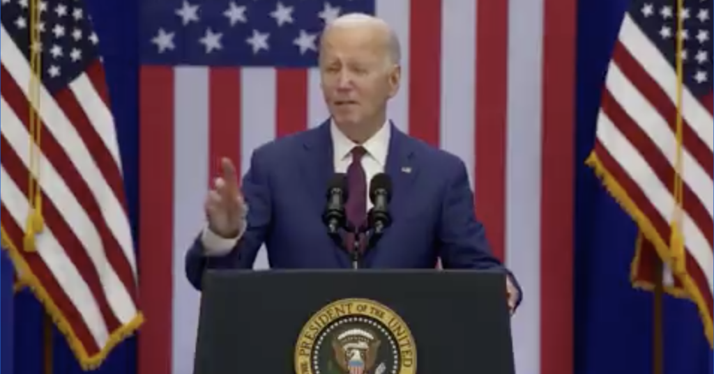 WATCH: Biden's Brain "Completely Breaks" During Speech Before He ...