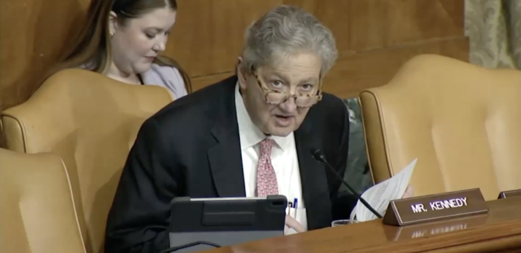 WATCH: Sen. John Kennedy Grills "Expert" Witness On Climate Change ...