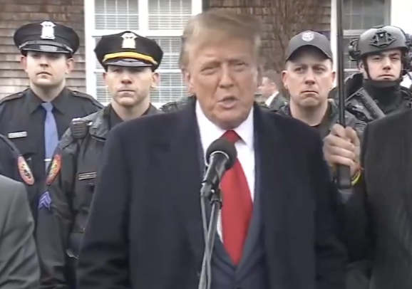 WATCH: Trump Makes Strong Call For Return To "Law And Order" At Officer ...