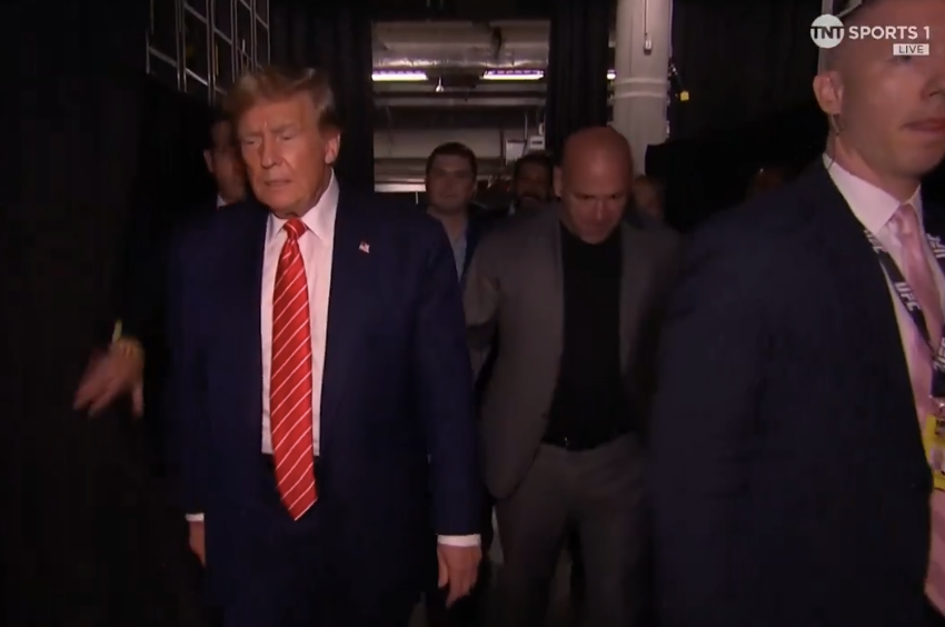 Crowd Goes Wild As Donald Trump Attends UFC 299 After Georgia Rally ...