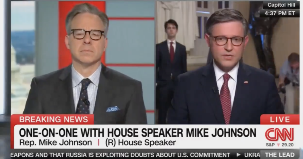 Mike Johnson Praises CNN Host - The American Tribune.com