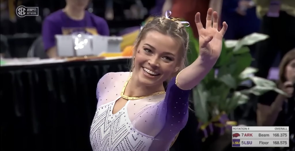 LSU Gymnastics Star Celebrates "Best Day Ever" As Team Wins Gymnastics ...