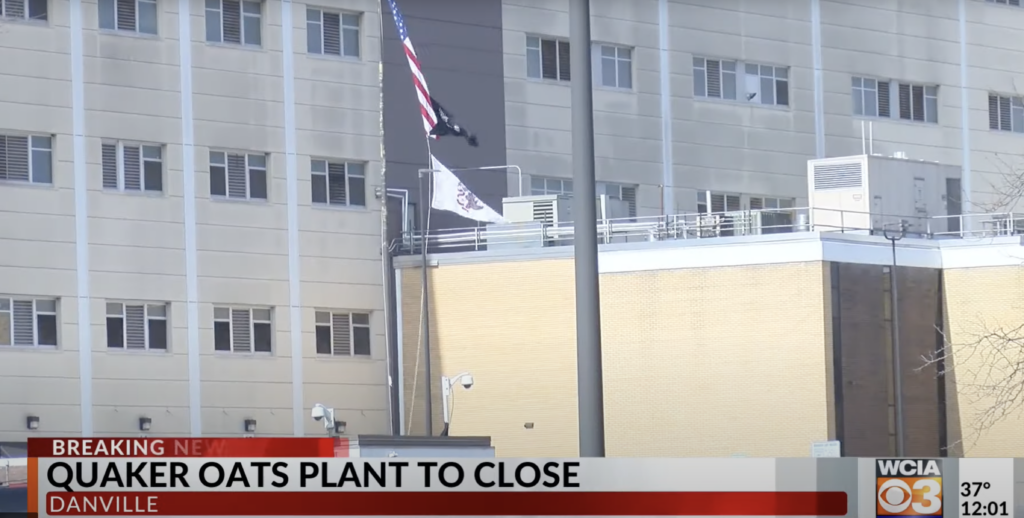 Quaker Oats Shuts Down Danville Plant, Eliminating Hundreds Of Jobs ...