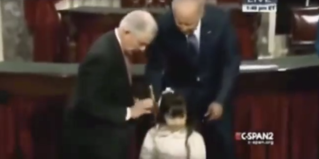 WATCH: Resurfaced Video Shows Jeff Sessions Swatting Biden's Hand From Granddaughter - The ...