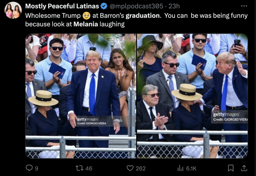 Melania Stuns With Incredibly Beautiful Outfit At Barron's Graduation ...
