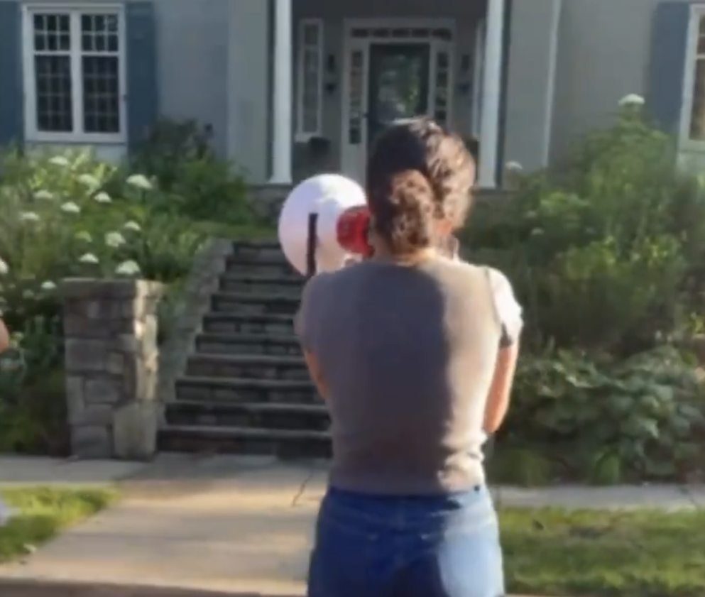 WATCH: Feminist Group Protests Outside Jake Tapper's Home Over Israel ...