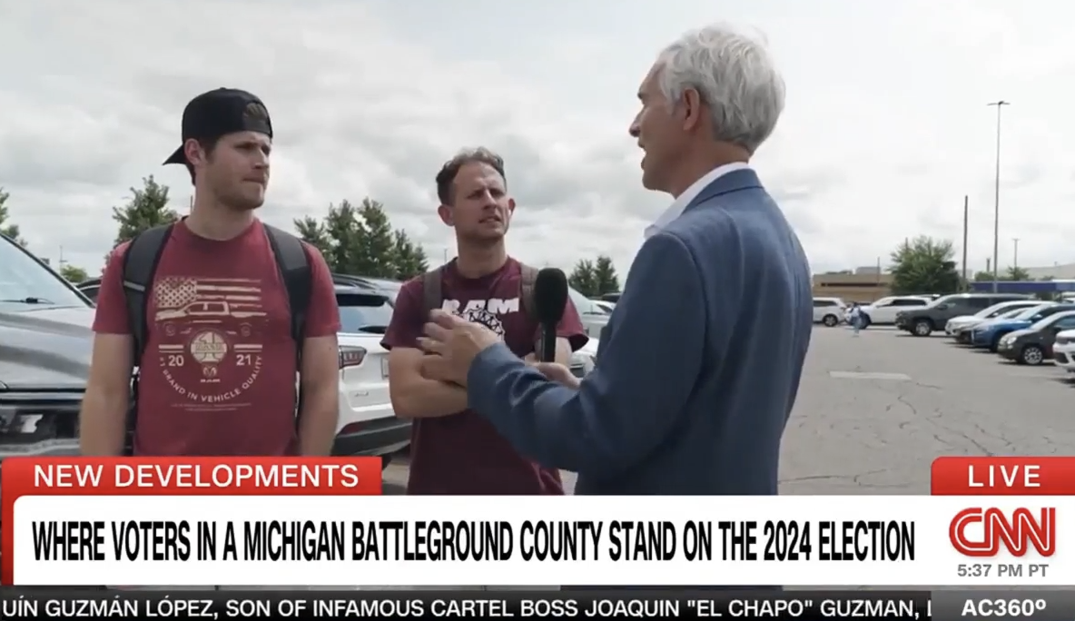 WATCH: Auto Worker In Michigan Says "America's Done For" If Harris Wins ...