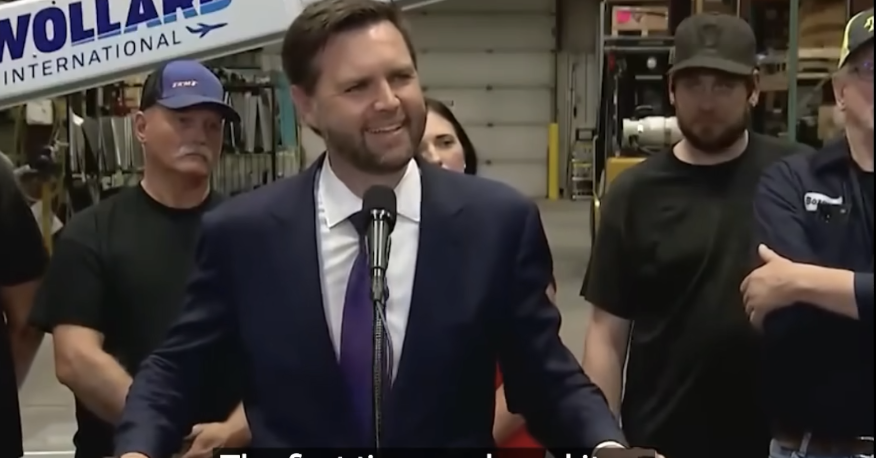 WATCH: Vance Cracks Up Reporter With Hilarious Response To "Weird ...