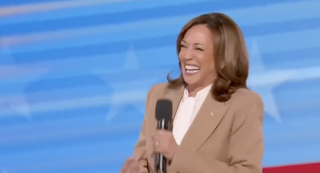 WATCH: Harris Roasted For Endless Laughter During DNC Speech - The ...