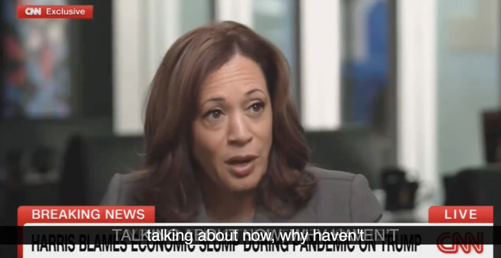 Kamala Claims Bidenomics Is "Good Work" On CNN Interview [WATCH] - The ...