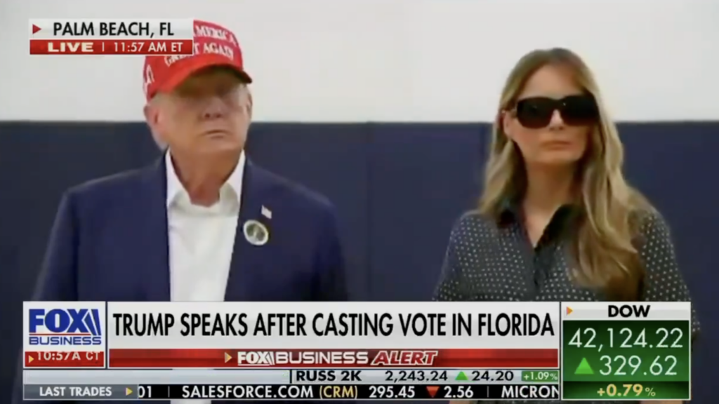 Melania Stuns In Elegant Election Outfit - The American Tribune.com