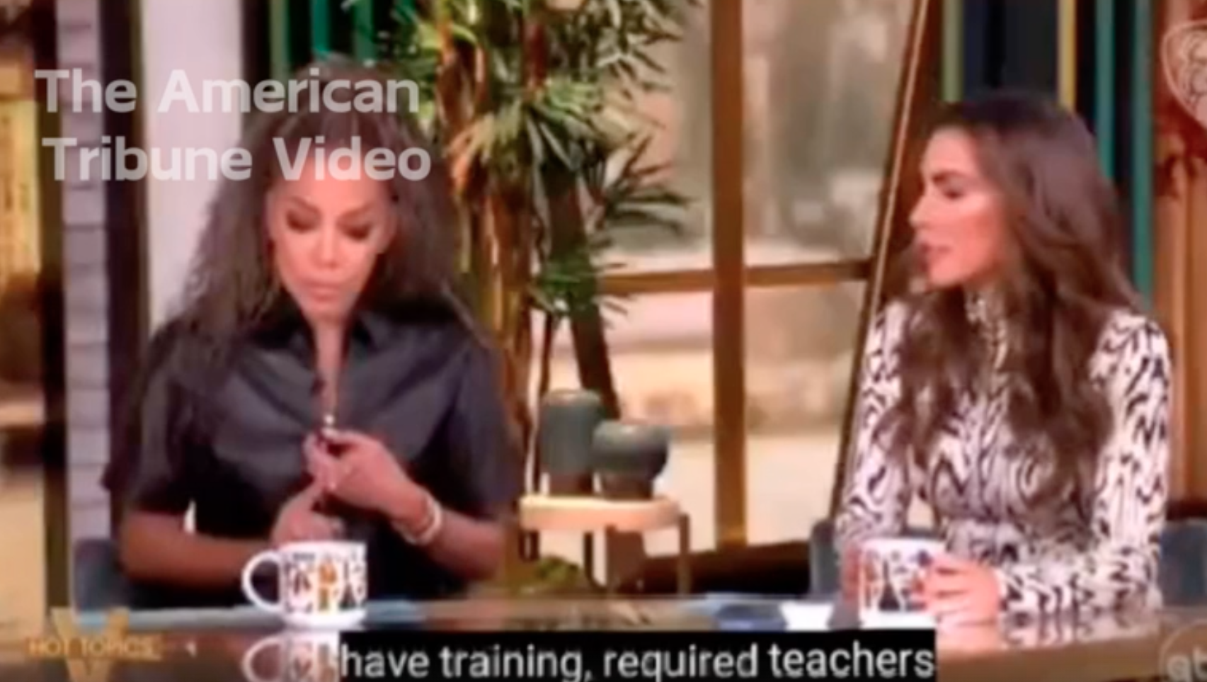 WATCH: "The View" Quickly Cuts To Commercial Break As Hosts Lose It ...