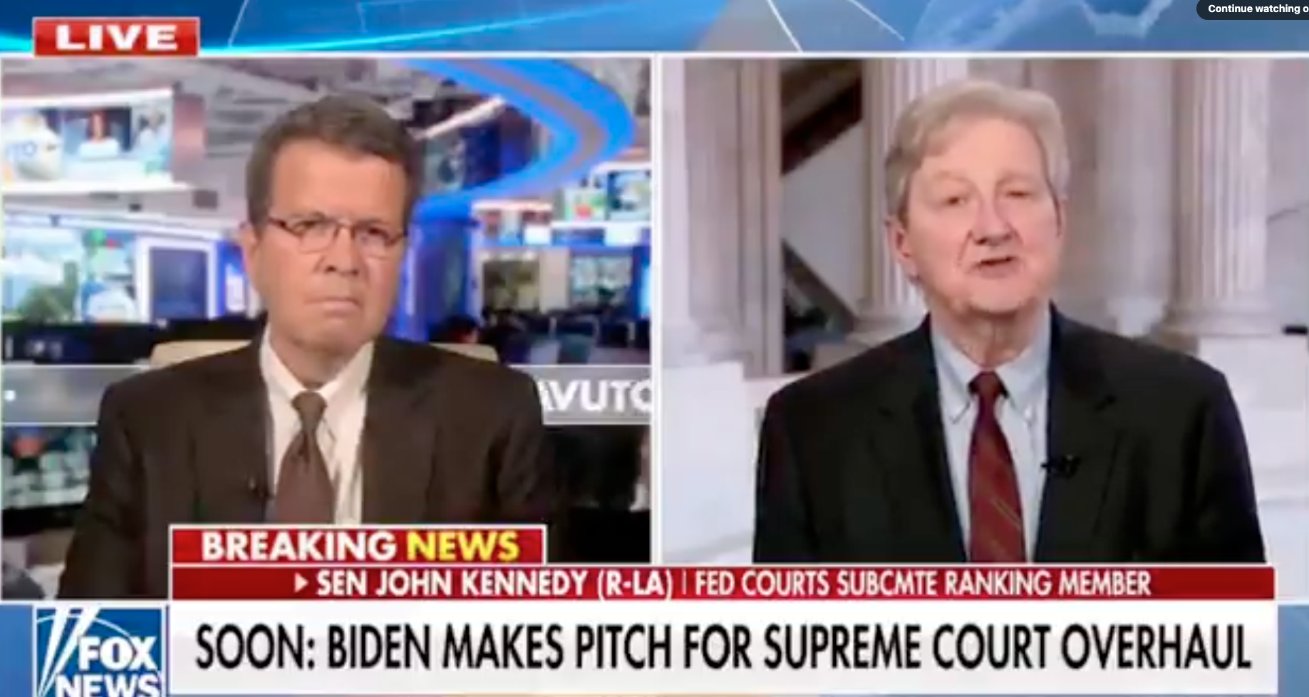 "I'm Sorry If That Offends You, Neil": Sen. John Kennedy Spars With Fox ...