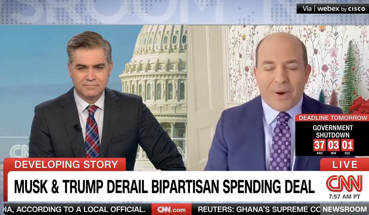 WATCH: Jim Acosta And Brian Stelter Freak Out, Melt Down Live On Air ...