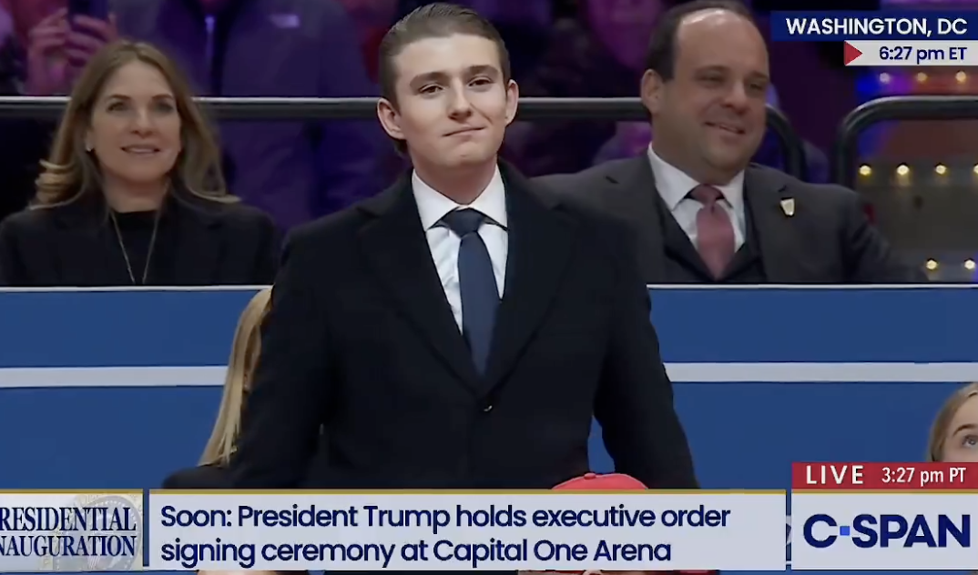 WATCH: Barron Gets Heartwarming Round Of Thunderous Applause At ...