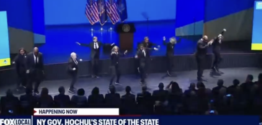 WATCH: Bizarre Dance Done During Kathy Hochul's State Of The State ...