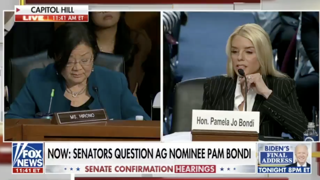 WATCH: Trump's "Laywer Barbie" AG Pick Sounds Off On Democrat Senator ...