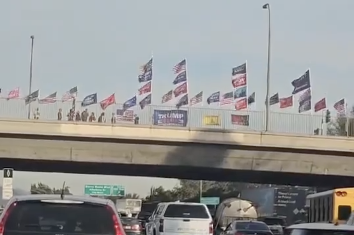 WATCH: Tons Of Trump Flags Spotted In LA After Newsom's Fire Disaster ...