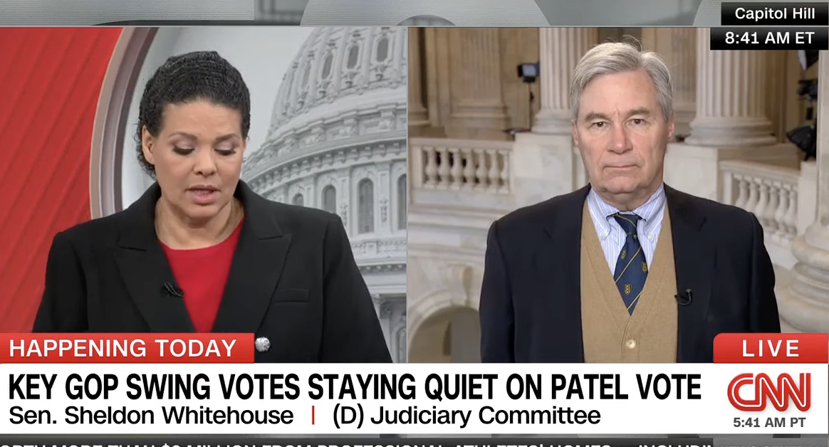 WATCH: Woke Senator Whitehouse Accuses DOGE Of "Smash And Grab Robbery ...