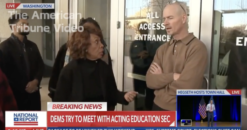 WATCH: Maxine Waters, House Dems Slammed Over Clash With Security Guard ...