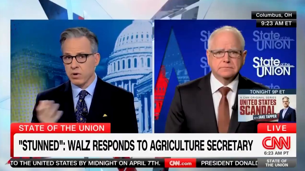 "Looks Like He's Going To Cry": Tim Walz Has Humiliating CNN Meltdown ...