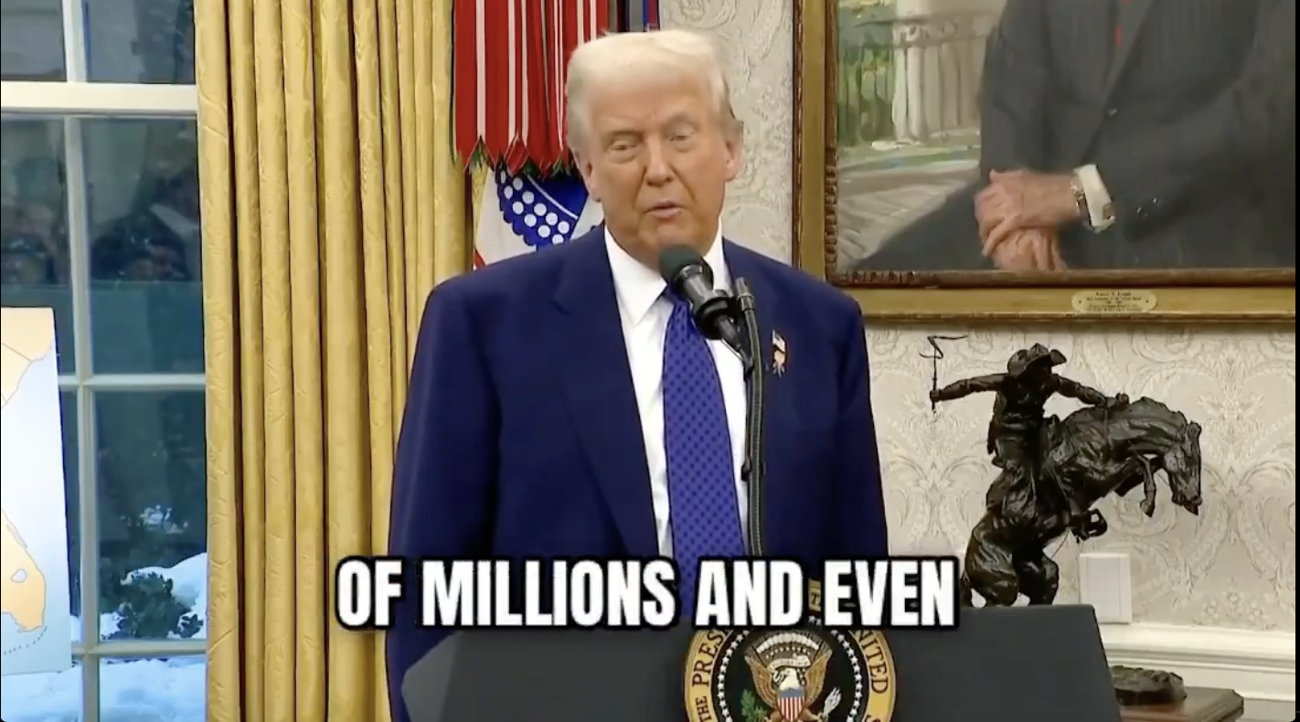 WATCH: Trump Announces Discovery Of "Widespread Kickbacks" Filling ...