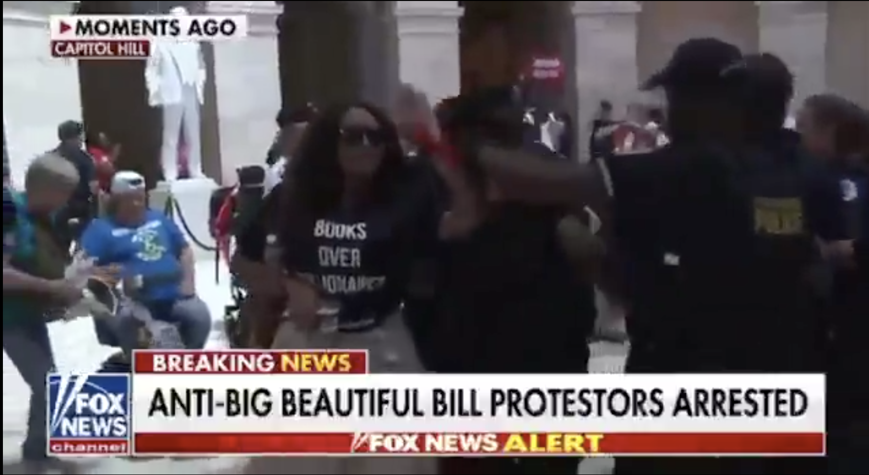WATCH: Radical Leftists Storm The Capitol To Oppose And Delay The Big, Beautiful Bill - The ...