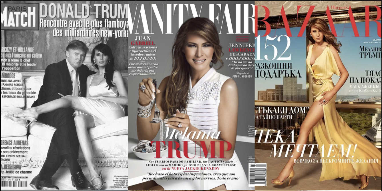 Collection Of Melania's Six Greatest Magazine Cover Appearances Shows ...