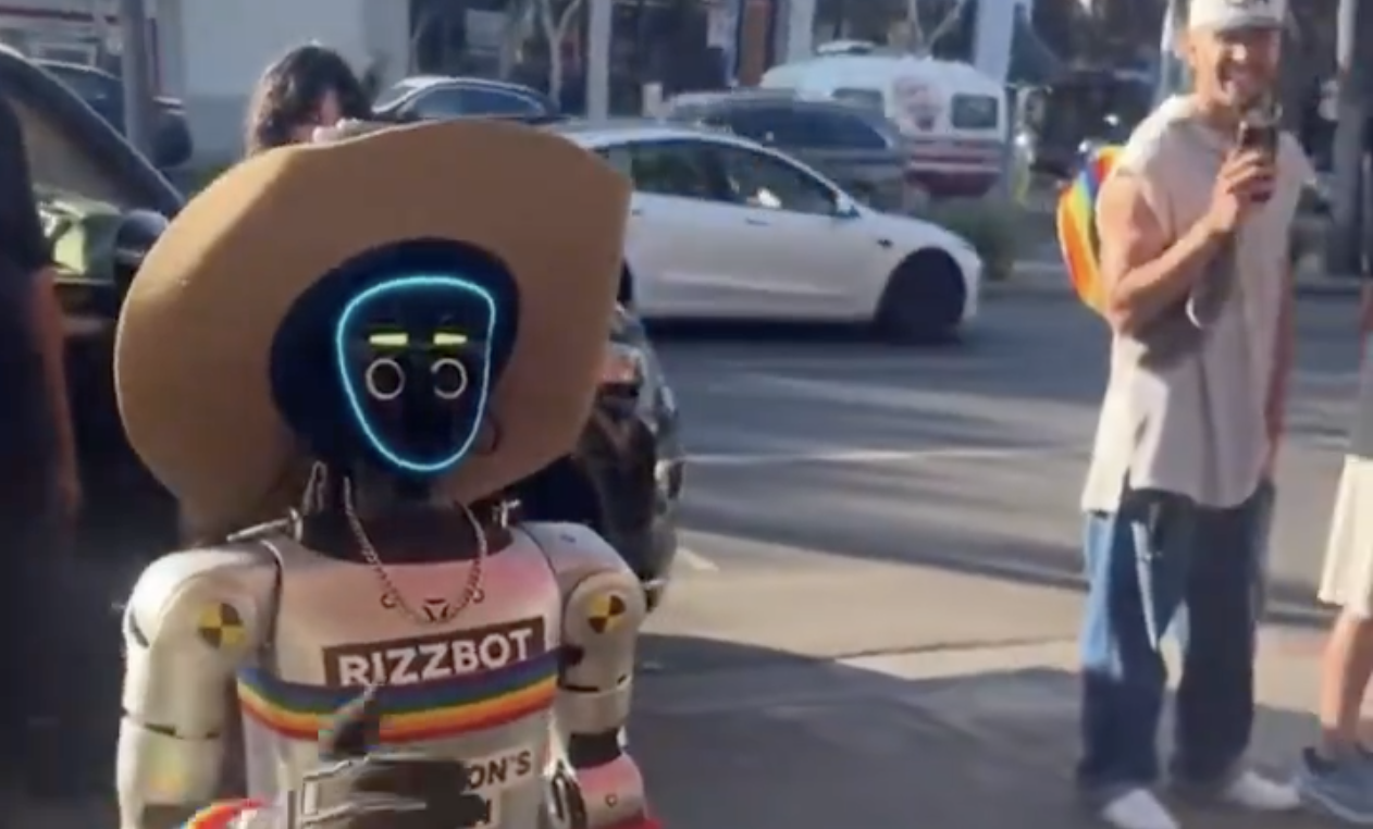 WATCH: "Gay Robot" Seen Confronting People In LA - The American Tribune.com
